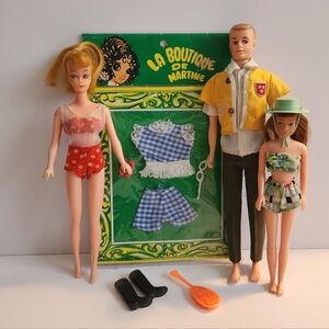 Vintage | Toys | Barbie Clone Lot Black Francie Swimsuit Not Mattel ...